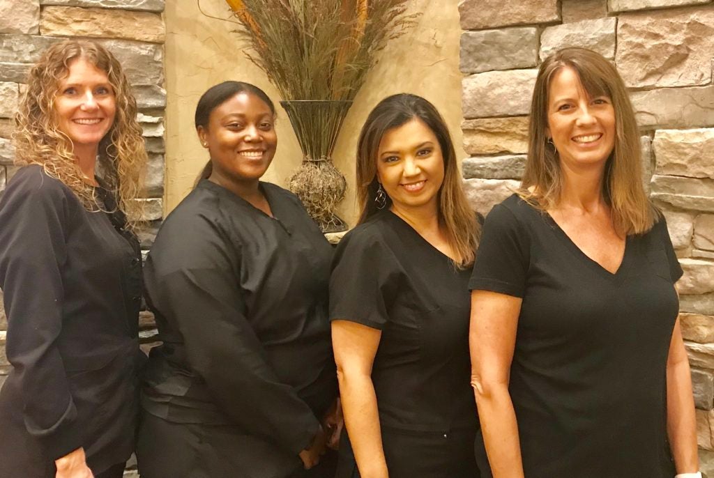 Front Desk: Kelly, Myka,Terri and Susanne - Lake Norman Dentist